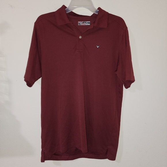 Callaway | Shirts | Callaway Medium Golf Polo Red | Poshmark